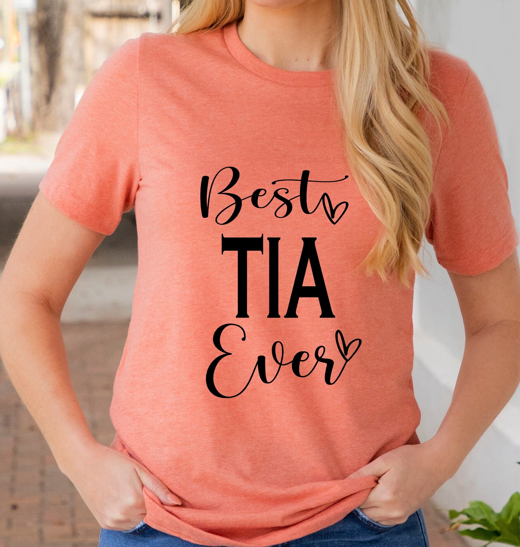 Best Tia Ever Shirt, Best Tia Ever Shirt Gift, Tia T-shirt, Aunt Gift ...