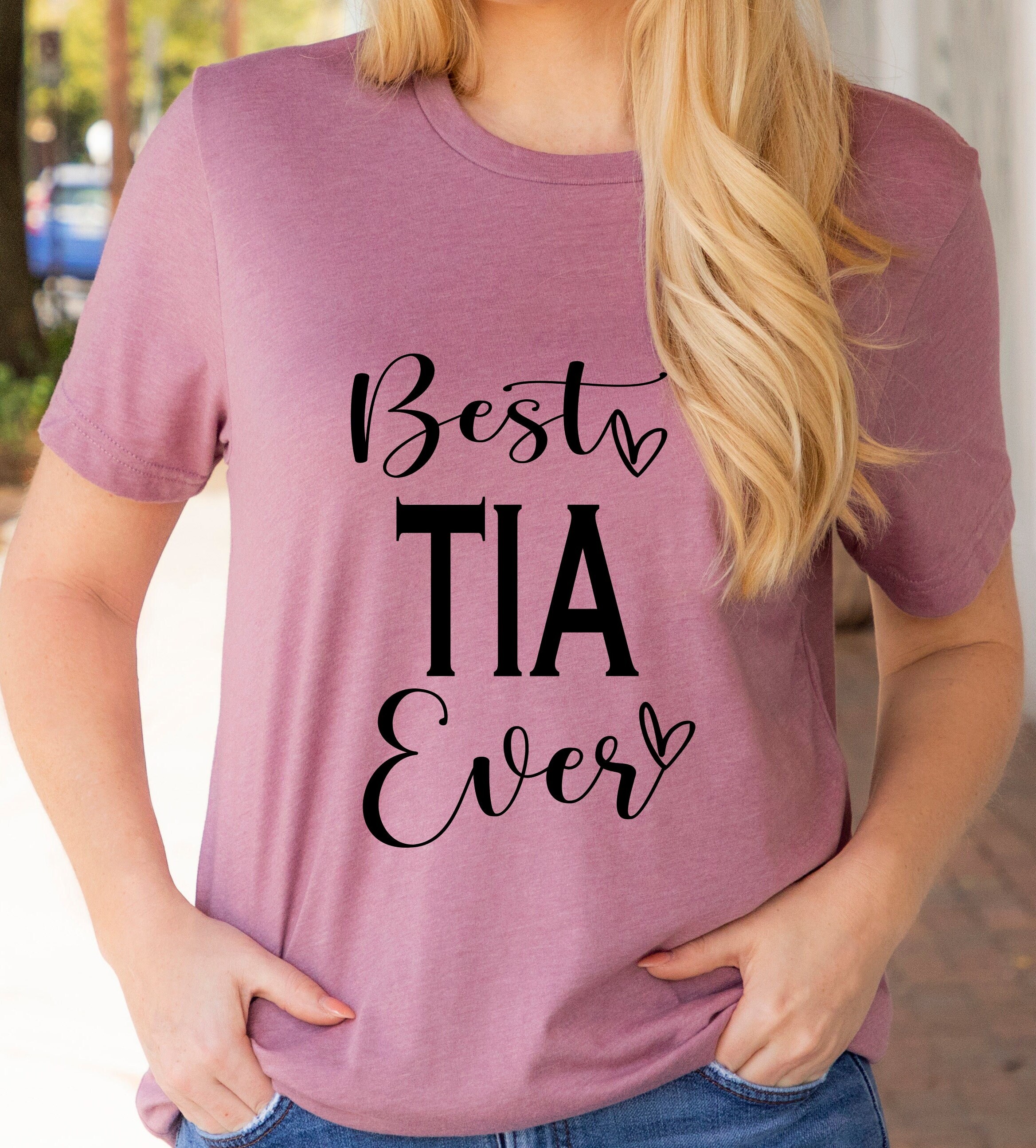 Best Tia Ever Shirt, Best Tia Ever Shirt Gift, Tia T-shirt, Aunt Gift ...