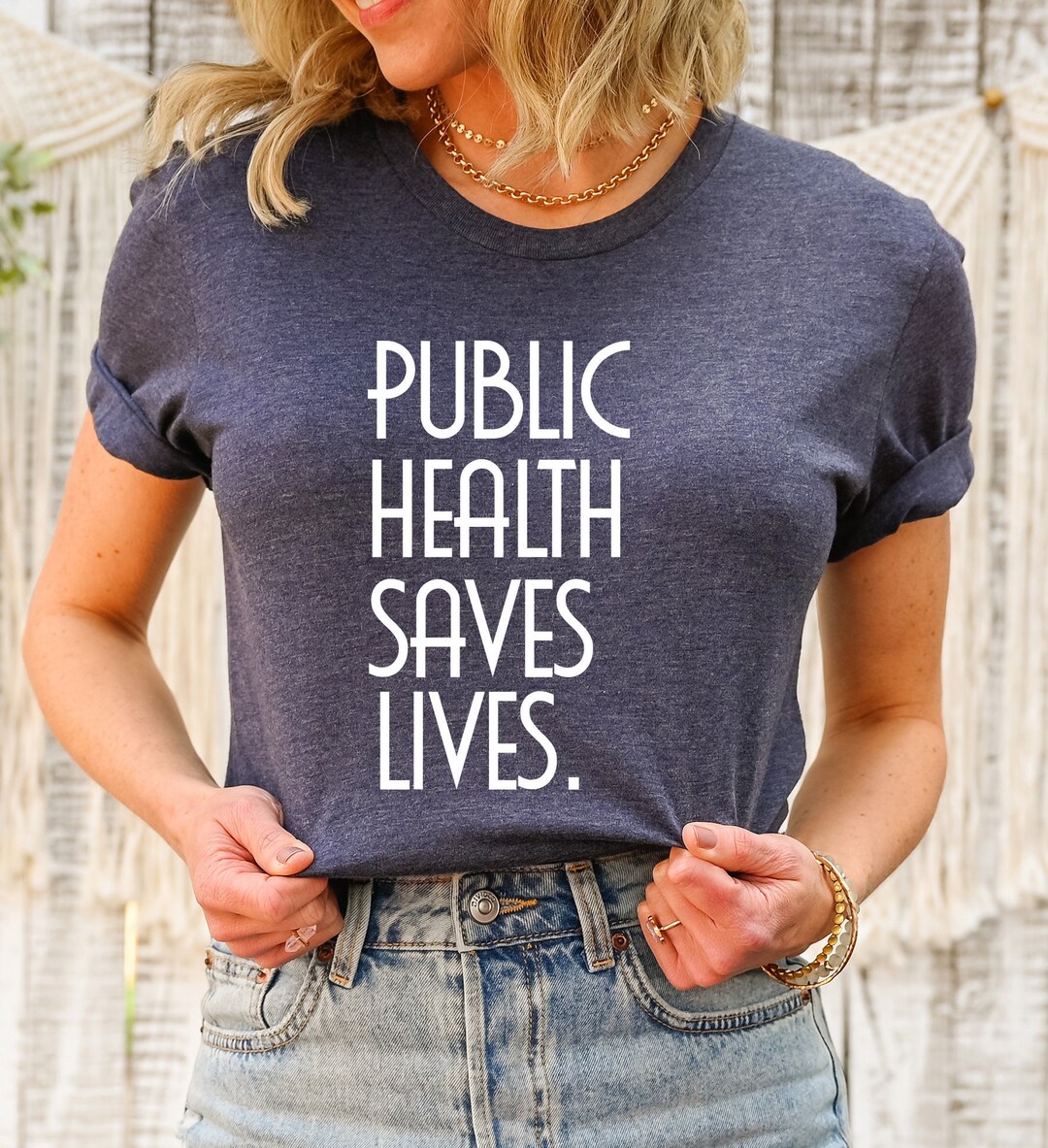 Public Health Saves Lives Shirt-science Gift-nurse T-shirt-vaccinate ...