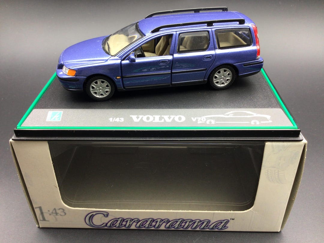 Volvo V70 Blue 1/43 Scale Boxed Model - Etsy