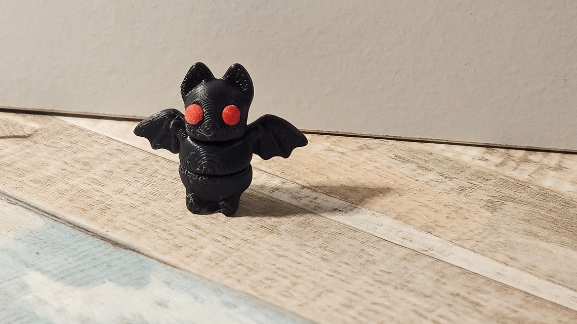 Bat Fidget Toy, Mini 3D Print, Pocket Toy - Etsy