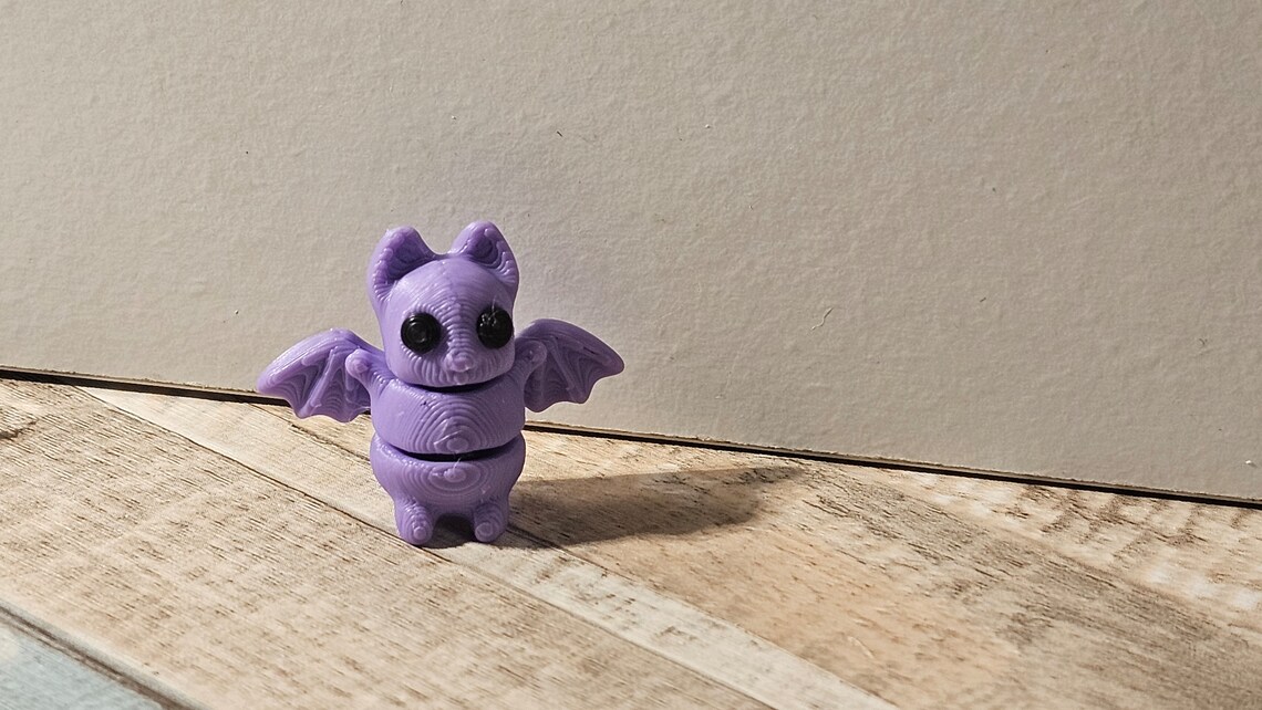 Bat Fidget Toy, Mini 3D Print, Pocket Toy - Etsy