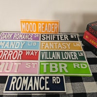 Book Library Sign 3D Printed Bookshelf Decor Gift - Etsy