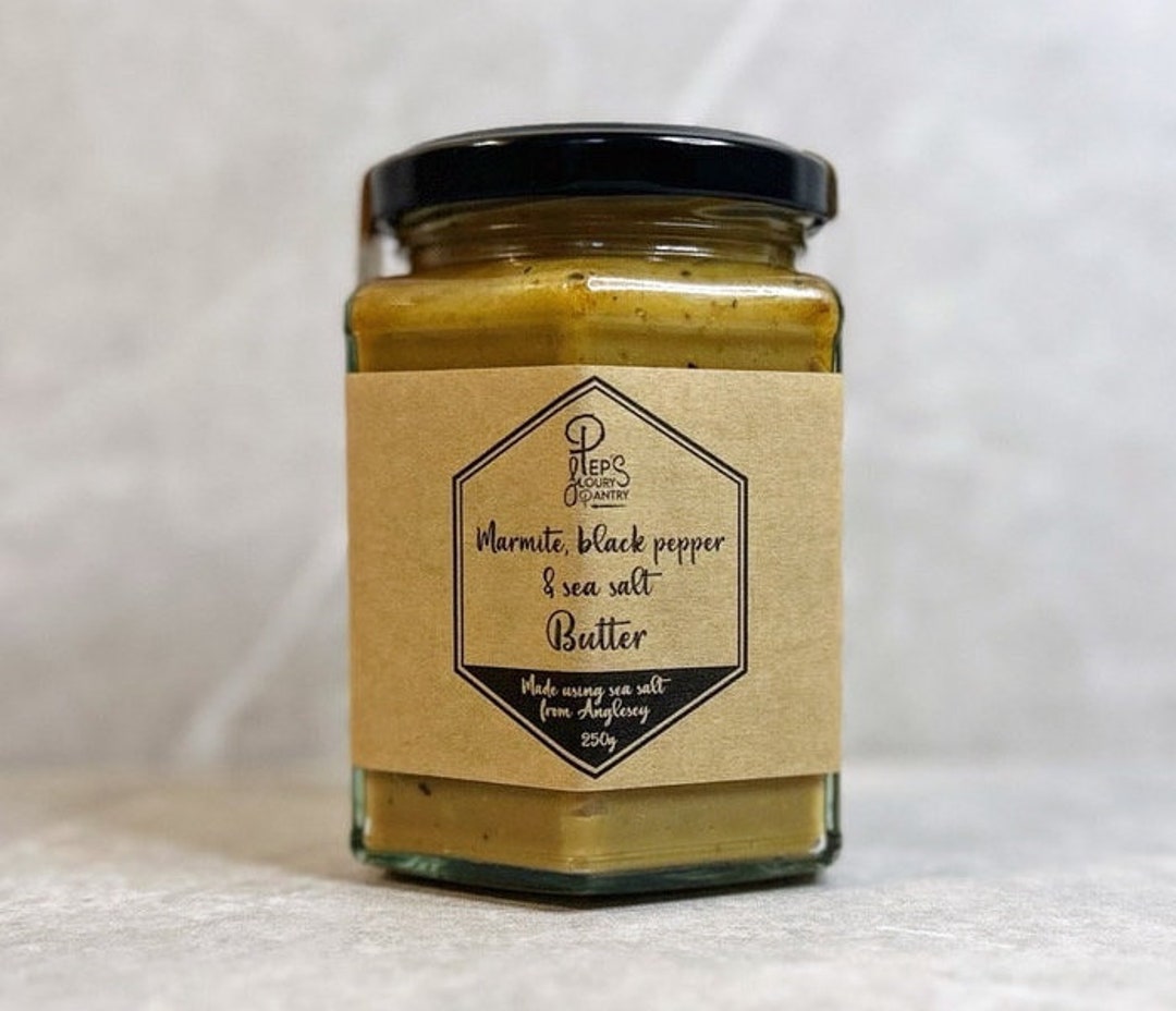Marmite Butter Marmite Black Pepper and Sea Salt Butter - Etsy UK
