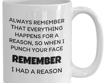 Physics Mug Everything Happens for a Reason and That Reason - Etsy