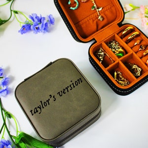 Taylor's Version Jewelry Travel Box, Swiftie Jewelry Box, Jewelry Box ...