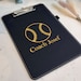 Custom Baseball Coach Clipboard, Gift for Baseball Coach, Engraved ...