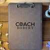 Custom Baseball Coach Clipboard, Gift for Baseball Coach, Engraved ...