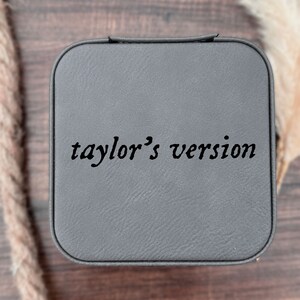 Taylor's Version Jewelry Travel Box, Swiftie Jewelry Box, Jewelry Box ...