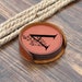 Custom Initial Coaster Set 6 Piece Coaster Set Vegan Leather - Etsy