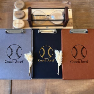 Custom Baseball Coach Clipboard, Gift for Baseball Coach, Engraved ...