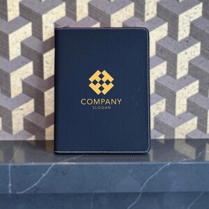 Personalized Leather Portfolio, Refillable Custom Leather Portfolio ...