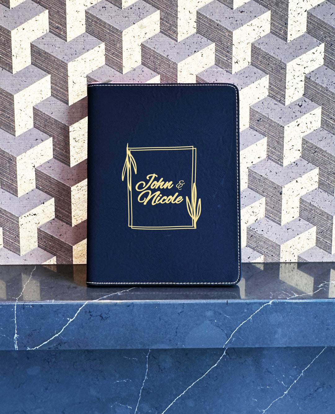 Personalized Refillable Portfolio, Custom Notepad Cover, Business ...