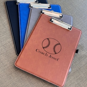 Custom Baseball Coach Clipboard, Gift for Baseball Coach, Engraved ...