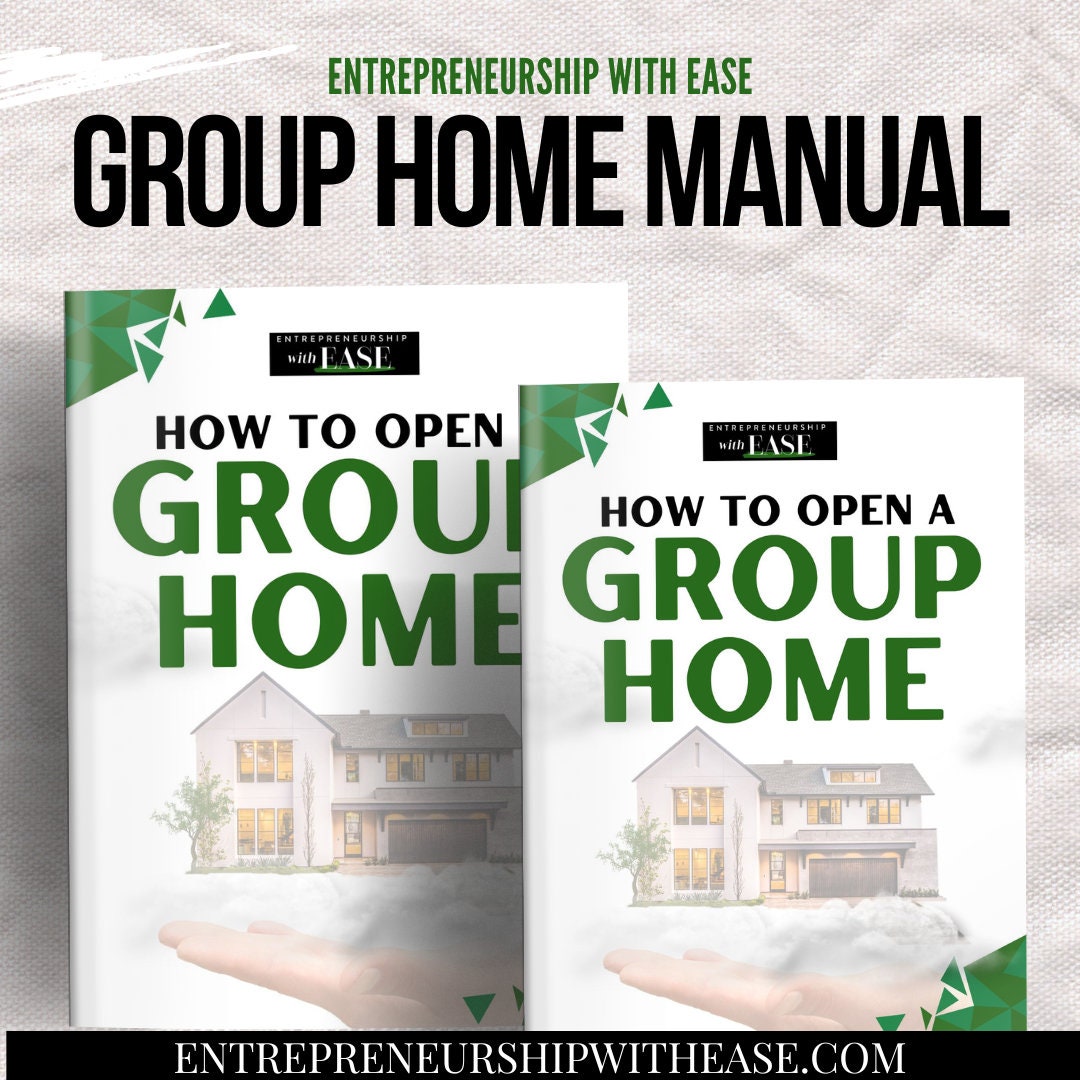 Open A Group Home Workbook - Etsy