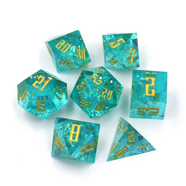 Crystal Rpg Dice - Etsy