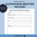 Dissertation Meeting Record, Thesis Supervisor Meeting Log, Masters Phd ...