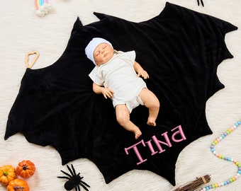 Baby Black Bat Customized Play Mat Room Mat or Blanket - Etsy