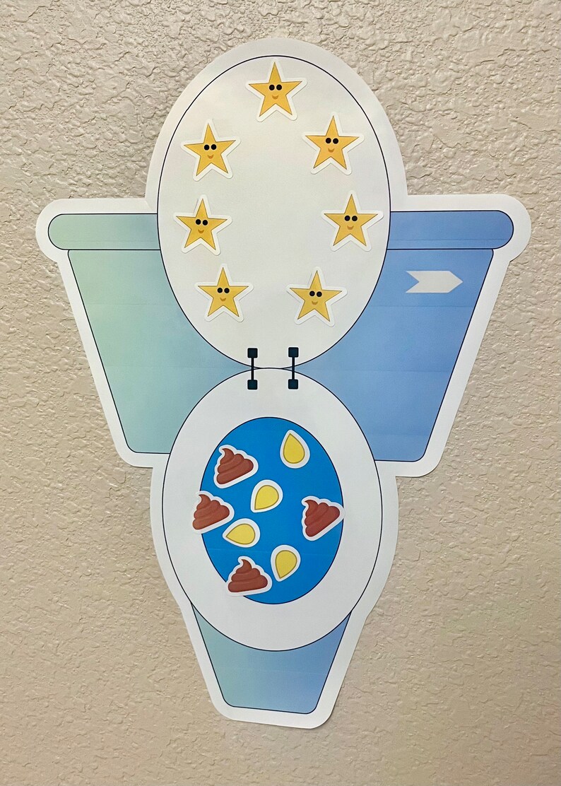 Potty Training Sticker Chart - Etsy
