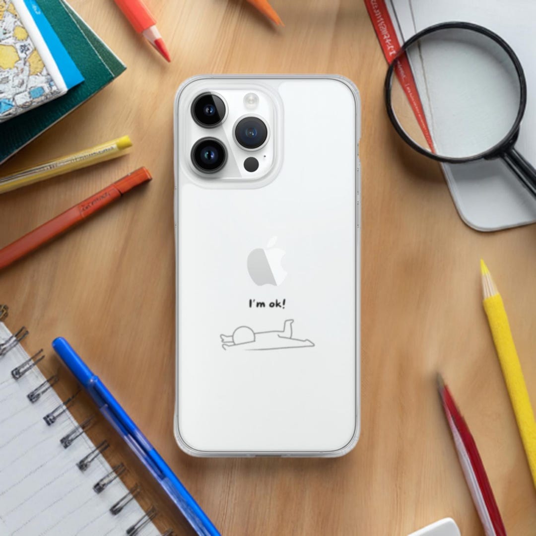 Funny Clear iPhone Case – Humor Meets Protection | iPhone 16 15 14 13 ...