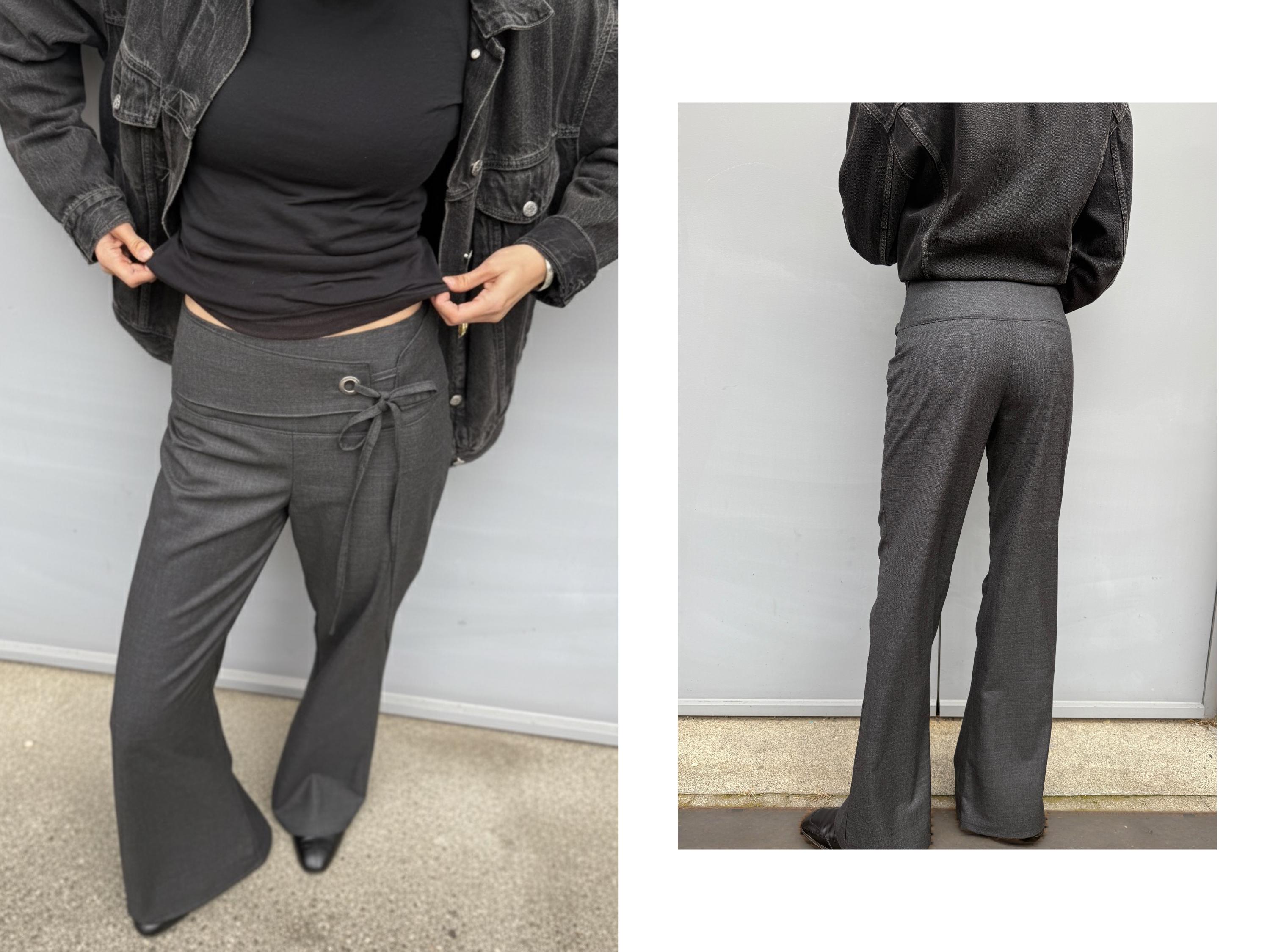 Niki Pants, Eyelet Detail, Grommet Waistband PDF Sewing Pattern, Low ...