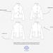 Sewing Pattern Funnel Neck, PDF Pattern | Video Tutorial |high Collar ...