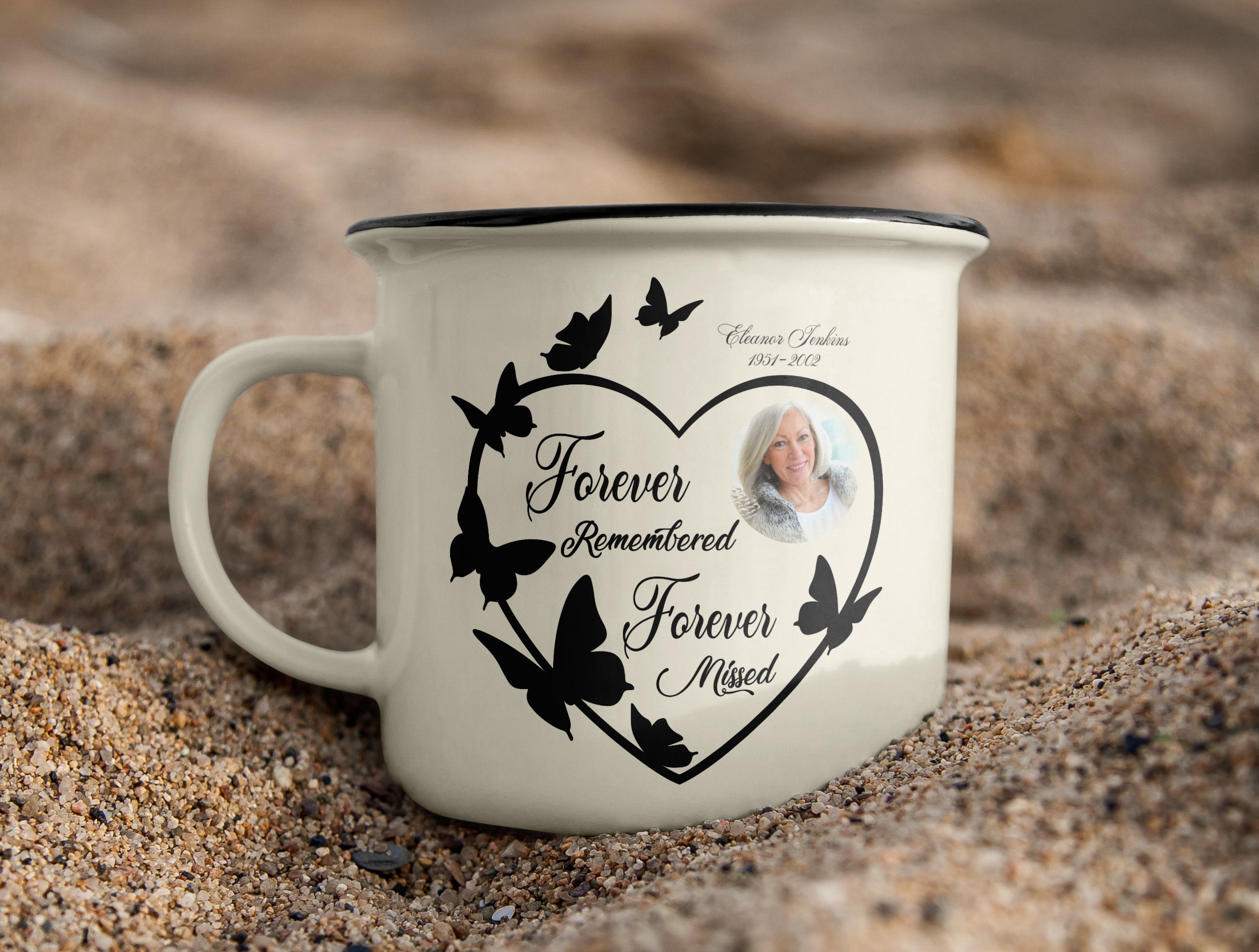 Forever Memorial SVG, in Loving Memory SVG File, Flying Butterflies ...