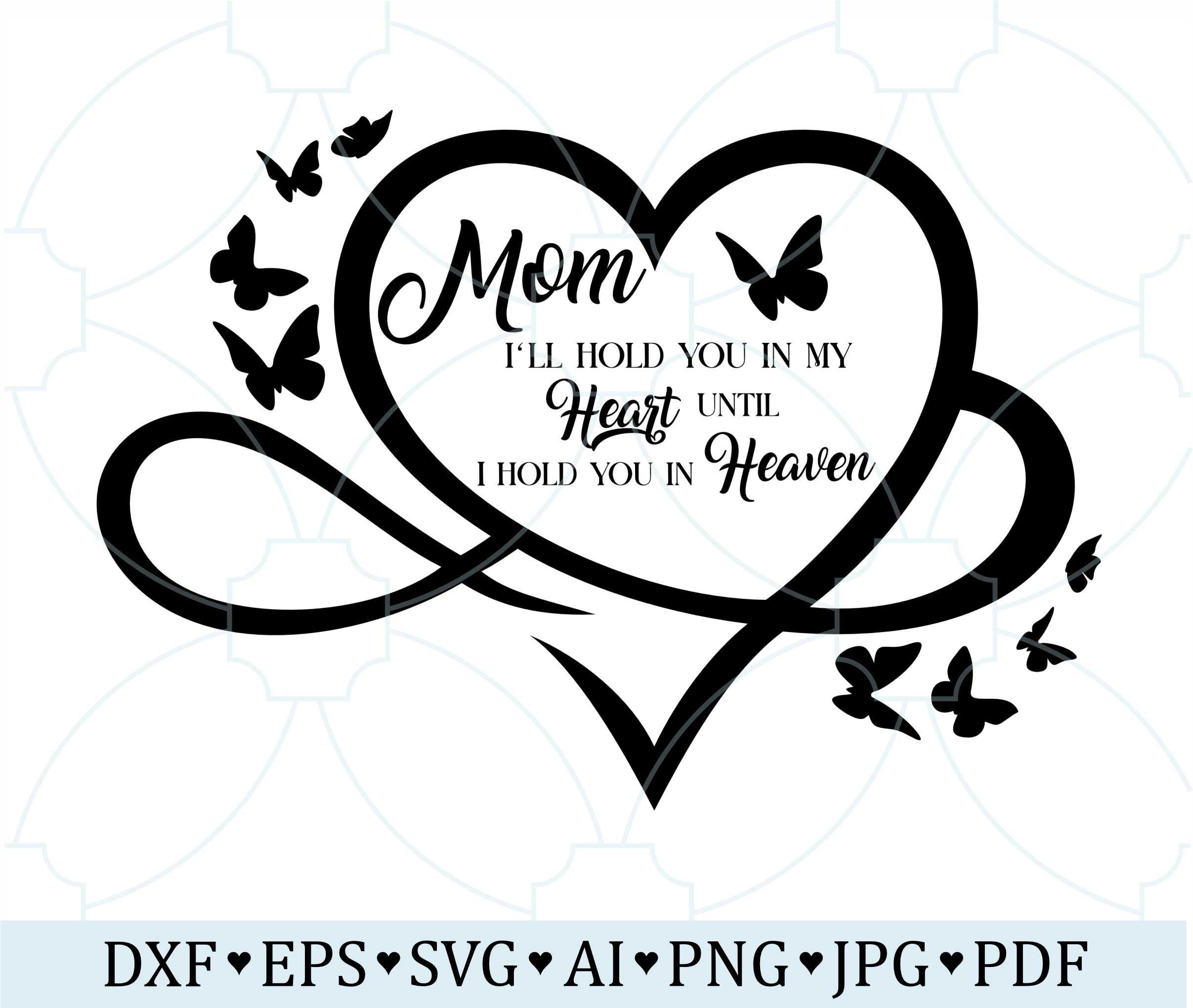 In Loving Memory Mom SVG Png, Mom Memorial Svg, Mother Memorial Shirt SVG, Rest in Peace, Mom ...
