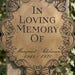 In Loving Memory SVG Frame, Memorial Floral Wreath Design, Personalized ...
