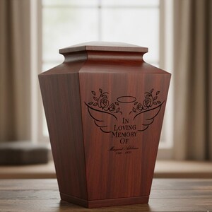 In Loving Memory SVG | Angel Wings With Halo and Roses Cut File ...