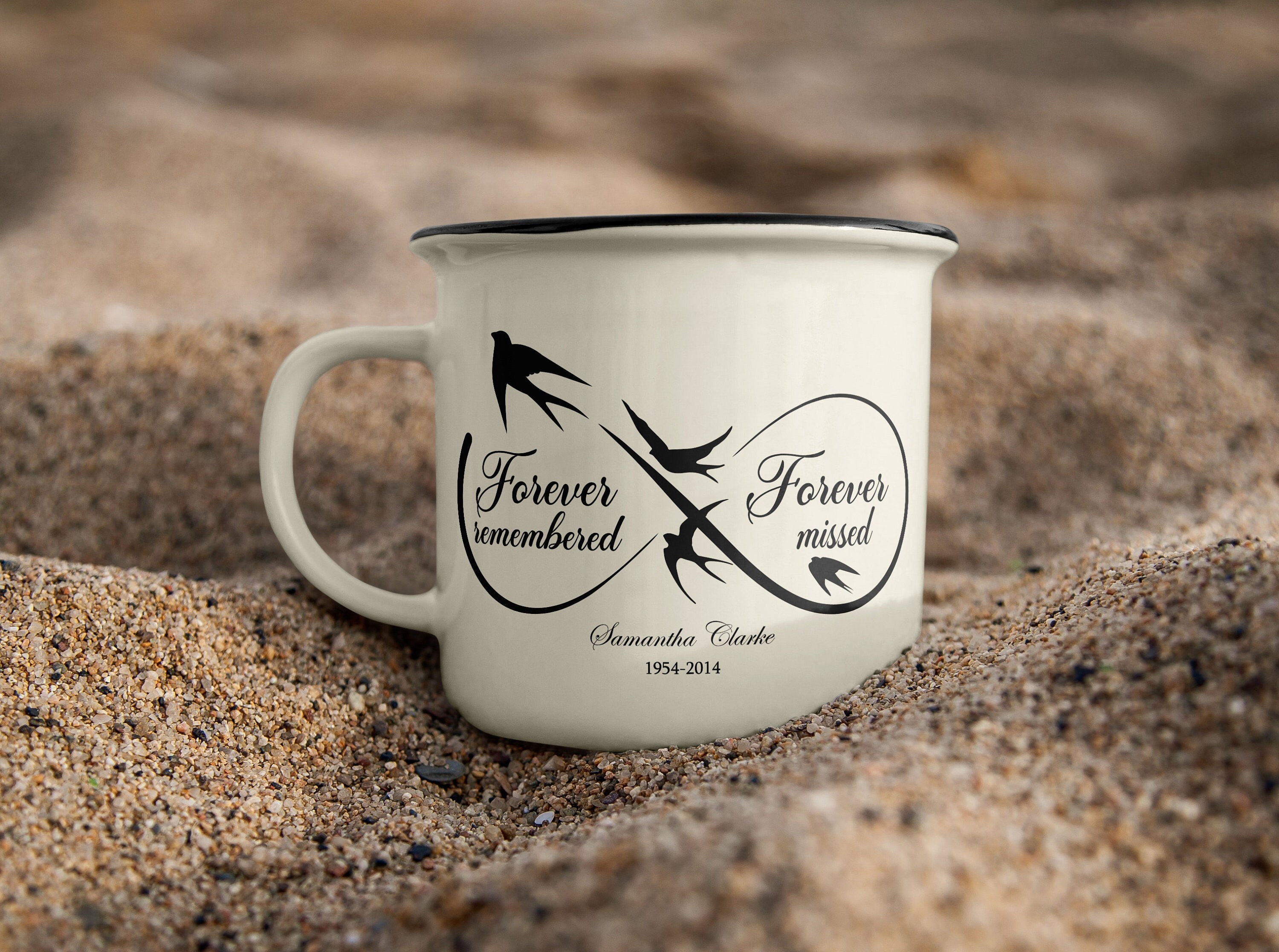 Infinity Memorial SVG | Forever Remembered Forever Missed | Bird ...