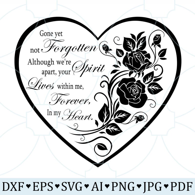 Gone but Not Forgotten - Etsy