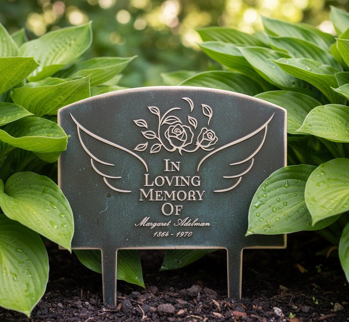 In Loving Memory SVG, Memorial Wings and Roses Cut File for Cricut ...