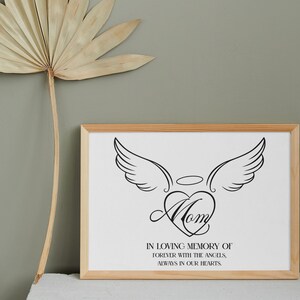 Forever With Angels Always in Our Hearts, Missing Mother in Loving ...