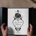 In Loving Memory SVG PNG, Rose Flower Memorial Vector SVG, in Memory of ...