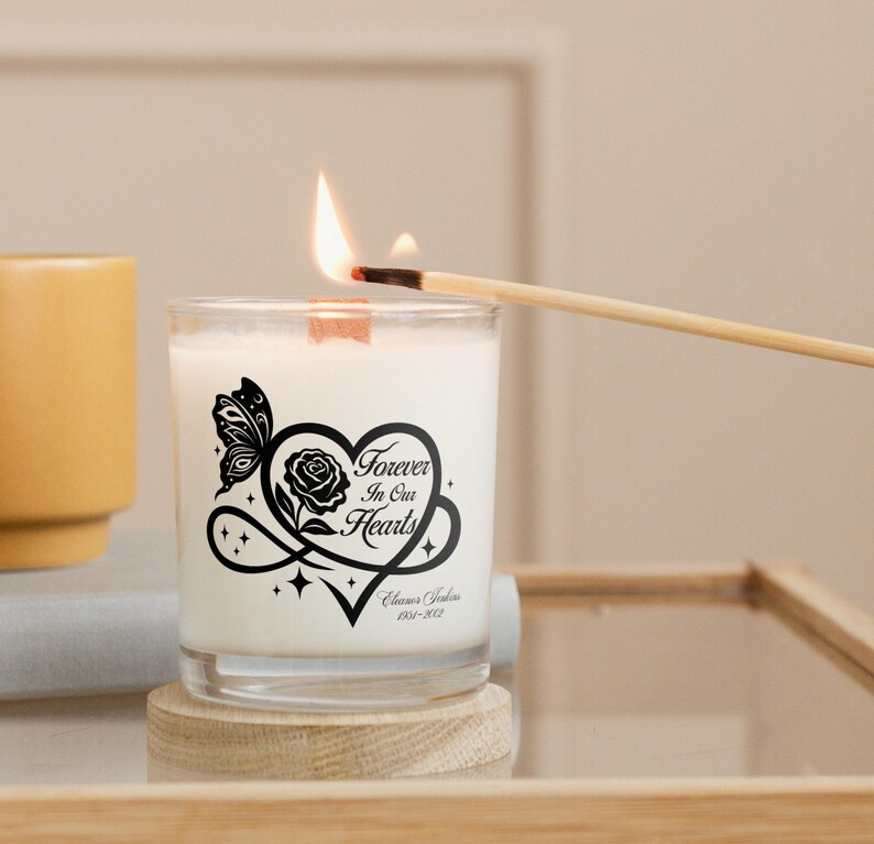 Forever in Our Hearts SVG, Memorial Infinity Heart SVG, Rose ...