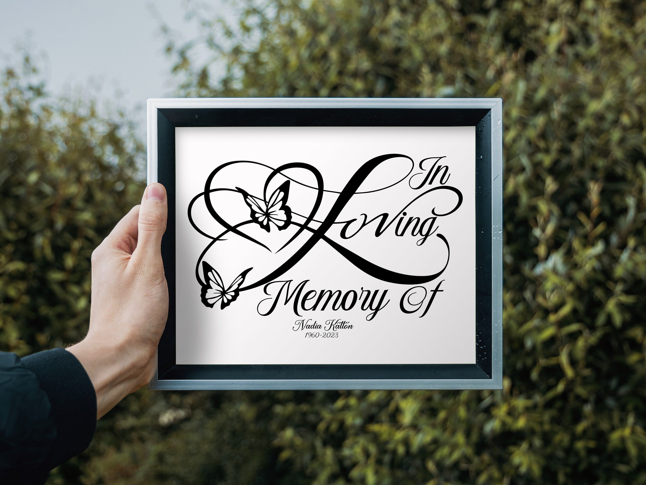 In Loving Memory of SVG, in Memory Svg, Memorial Tshirt SVG Download ...
