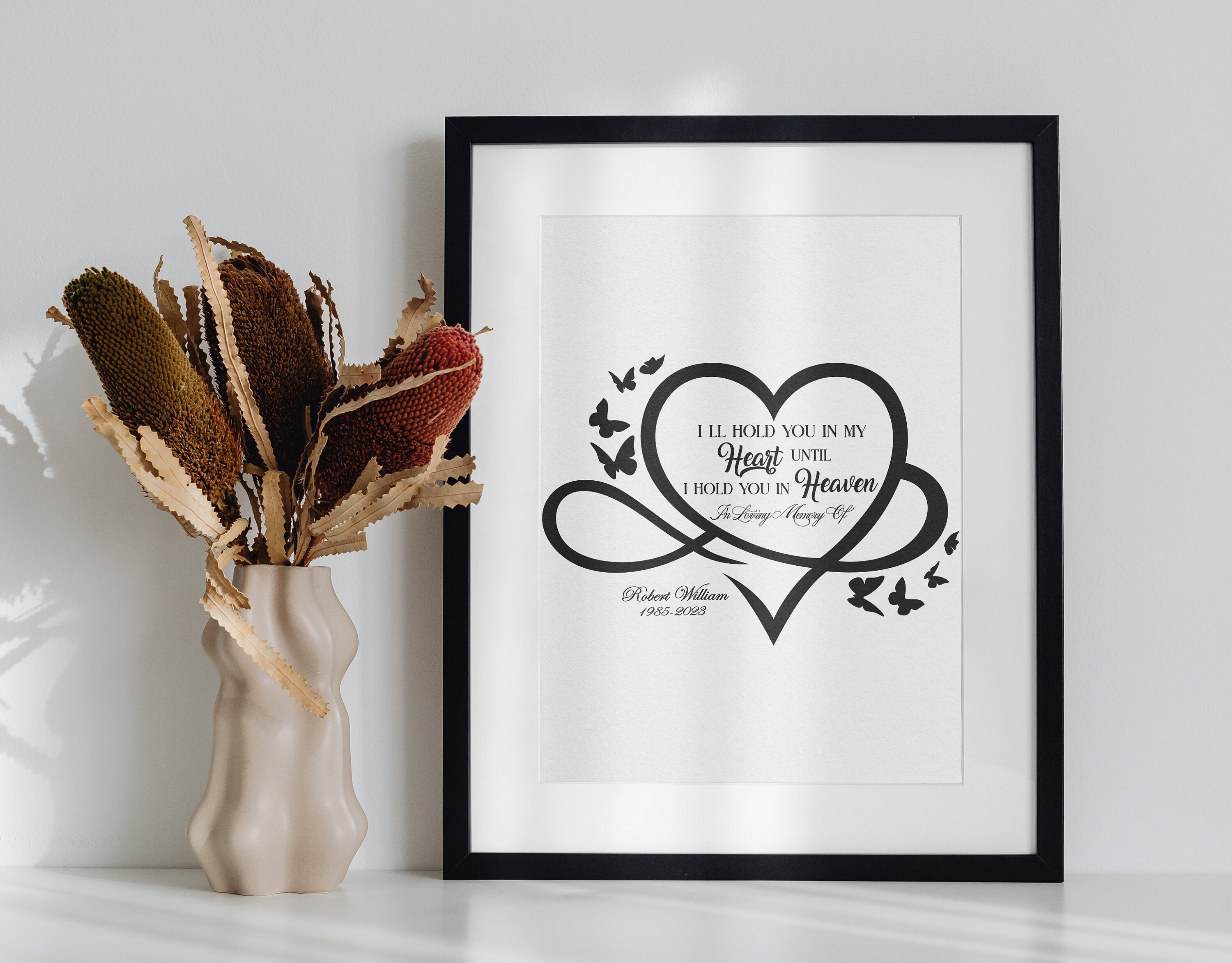 Memorial Heart SVG: Remembrance Quote, in Loving Memory (digital Files ...