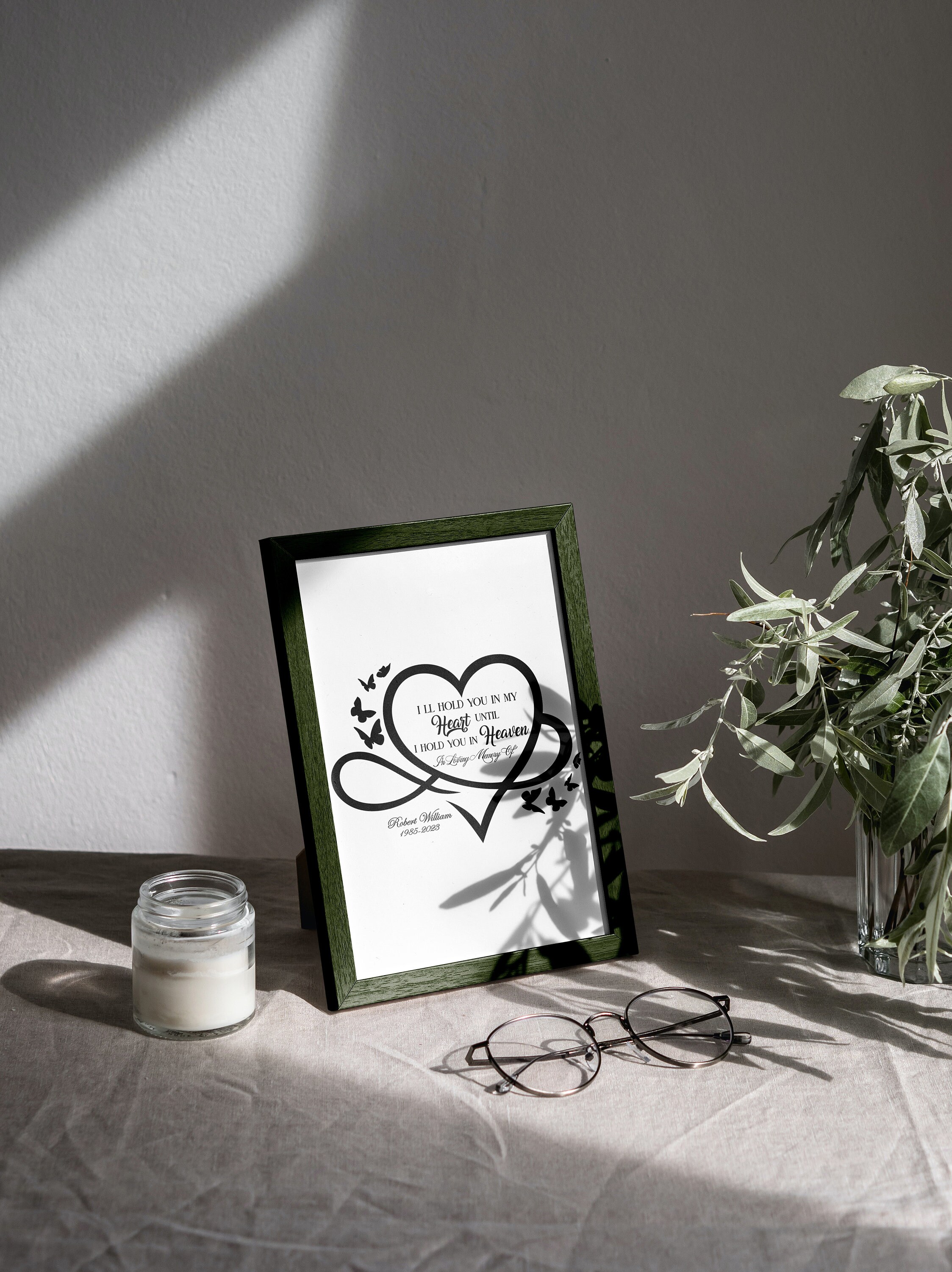 I Ll Hold You in My Heart Quotes Svg Png, in Loving Memory Svg, Rest in ...