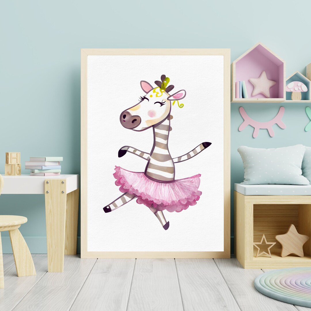 Minimalist Children's Art Cartoon Prints Fantasy Wall Art Nursery Wall ...