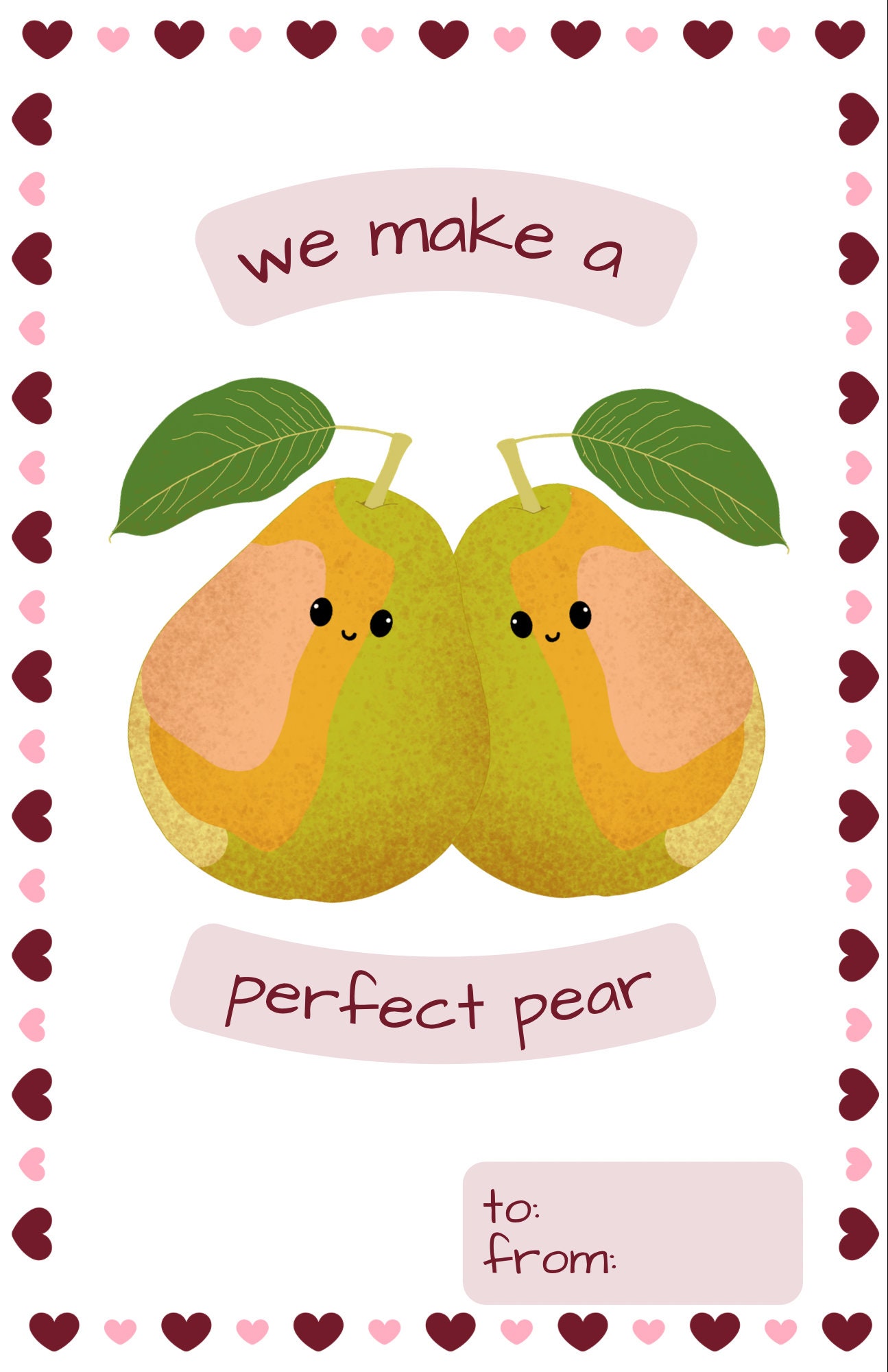 Food Pun Digital Valentines Day Cards, Printable Funny Valentines, Cute ...