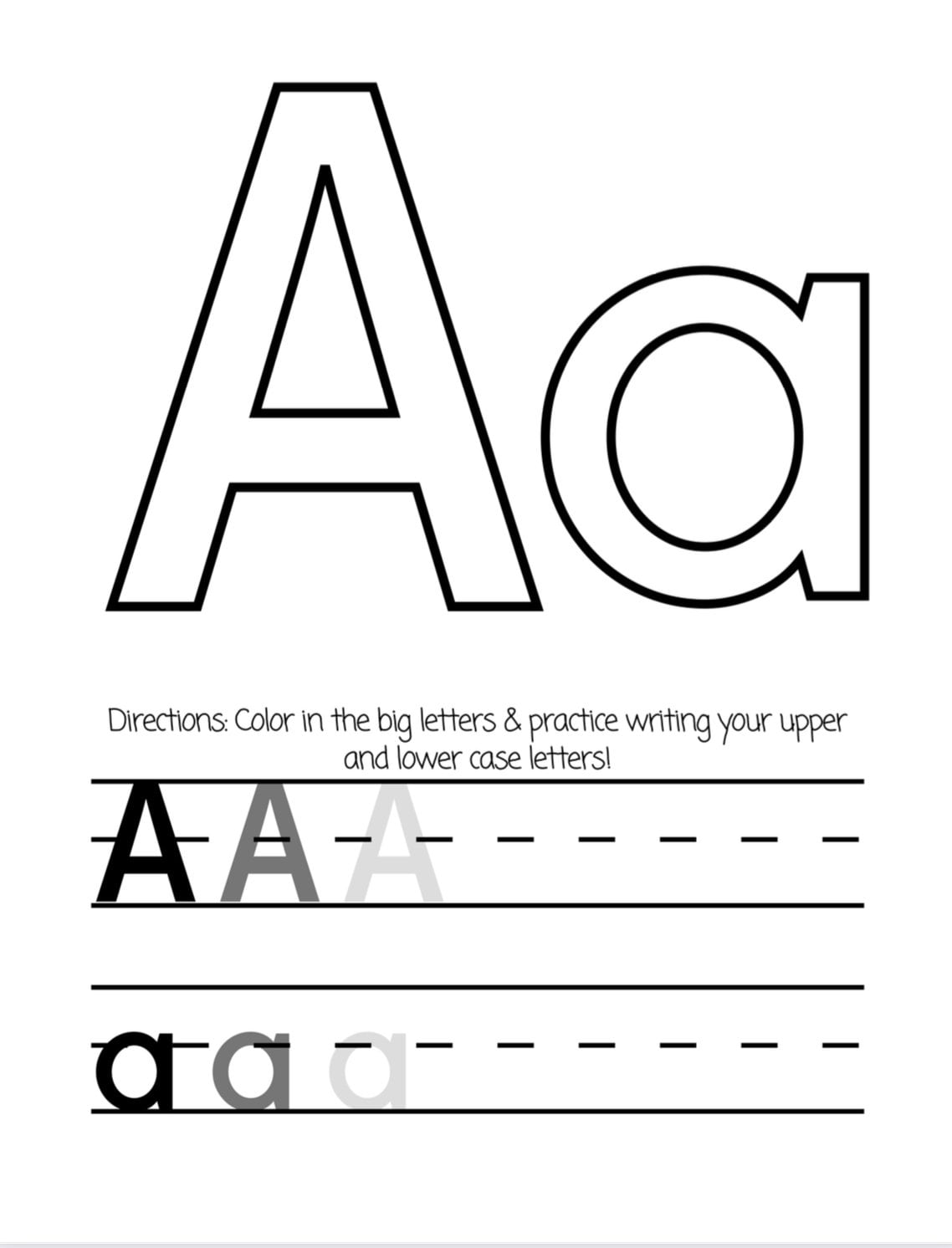 Printable Activity Sheets for Kids, 38 Digital Learning Sheets for Kids ...