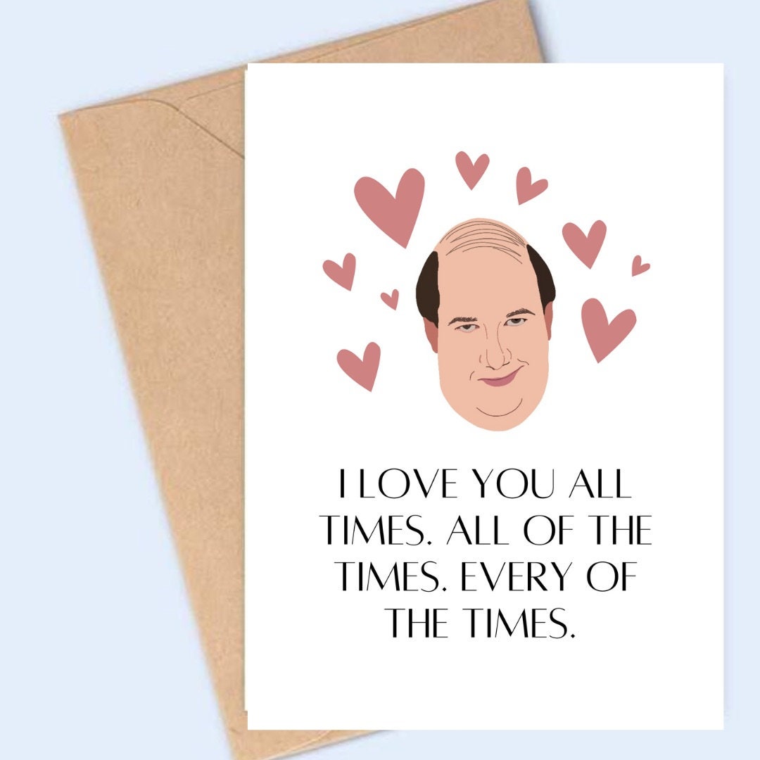 The Office Inspired Printable Card, Funny Valentines Day Card, Digital ...