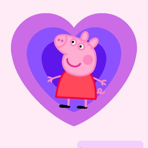 Peppa Inspired Printable Valentines Day Cards, Kids Valentines Cards ...