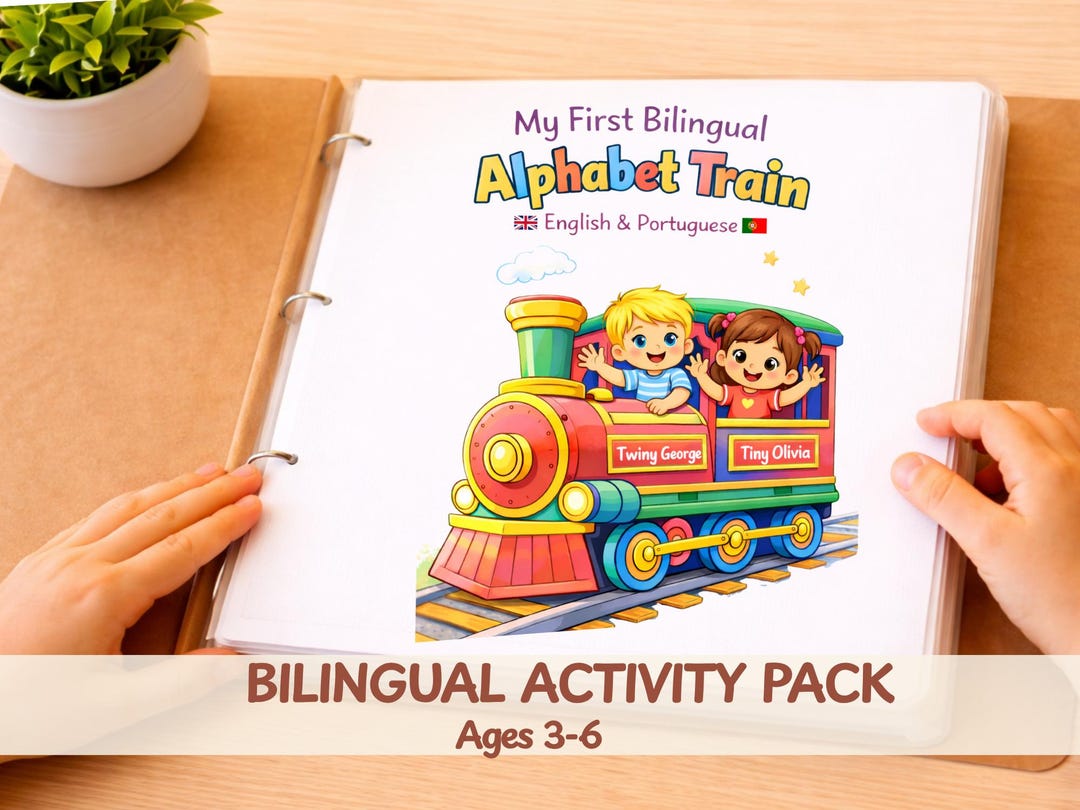 Bilingual Alphabet Activity Pack | English Portuguese Learning (ages 3 ...