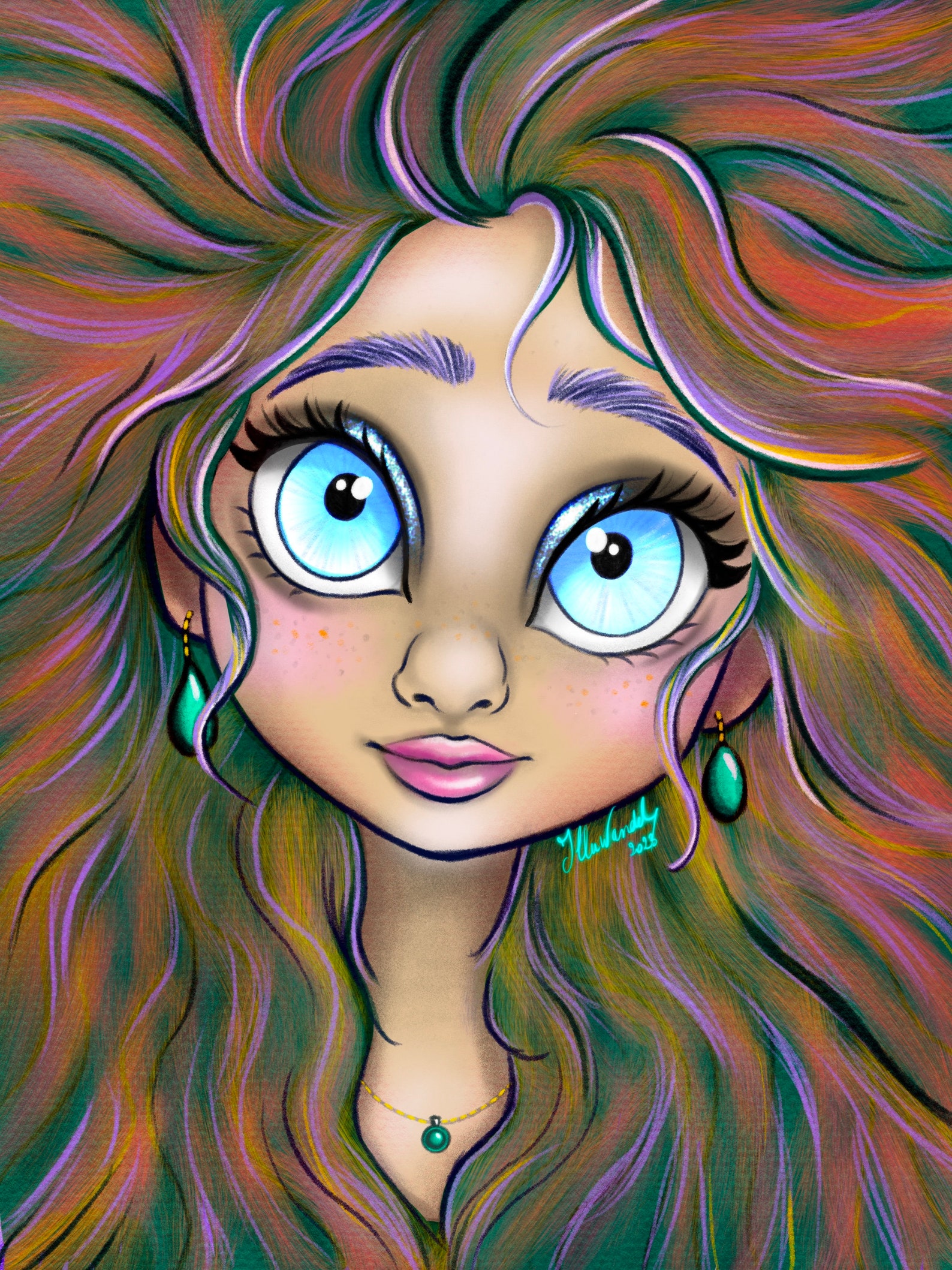 Agatha Coloring Page Printable Adult Coloring Page Download Light/dark ...