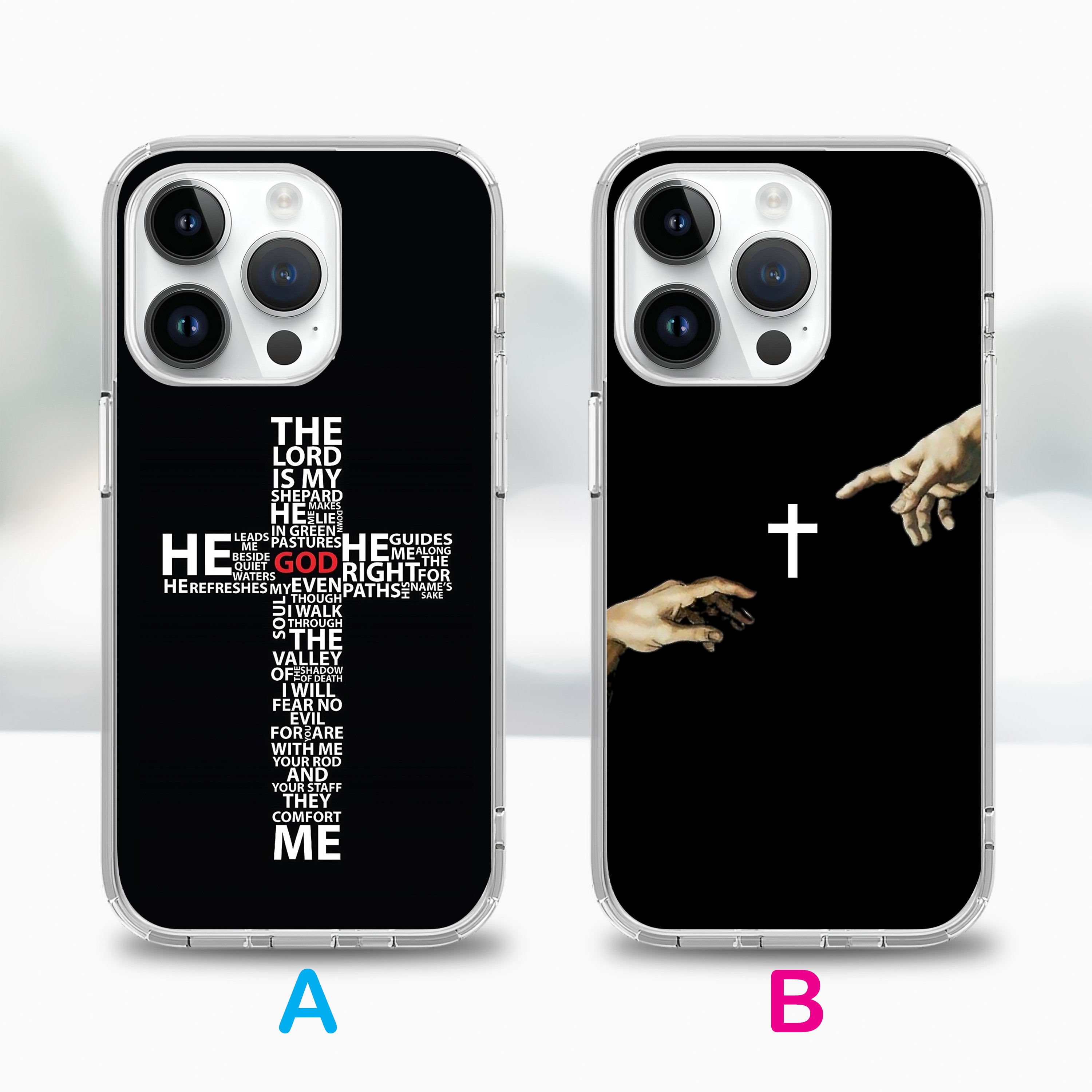 Jesus Faith Christian Cross Phone Case for iPhone 15 14 13 12 11 Case ...