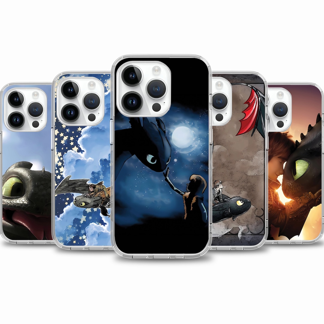 Toothless Cartoon Movie Phone Case for iPhone 16e 16 15 14 13 Case for ...