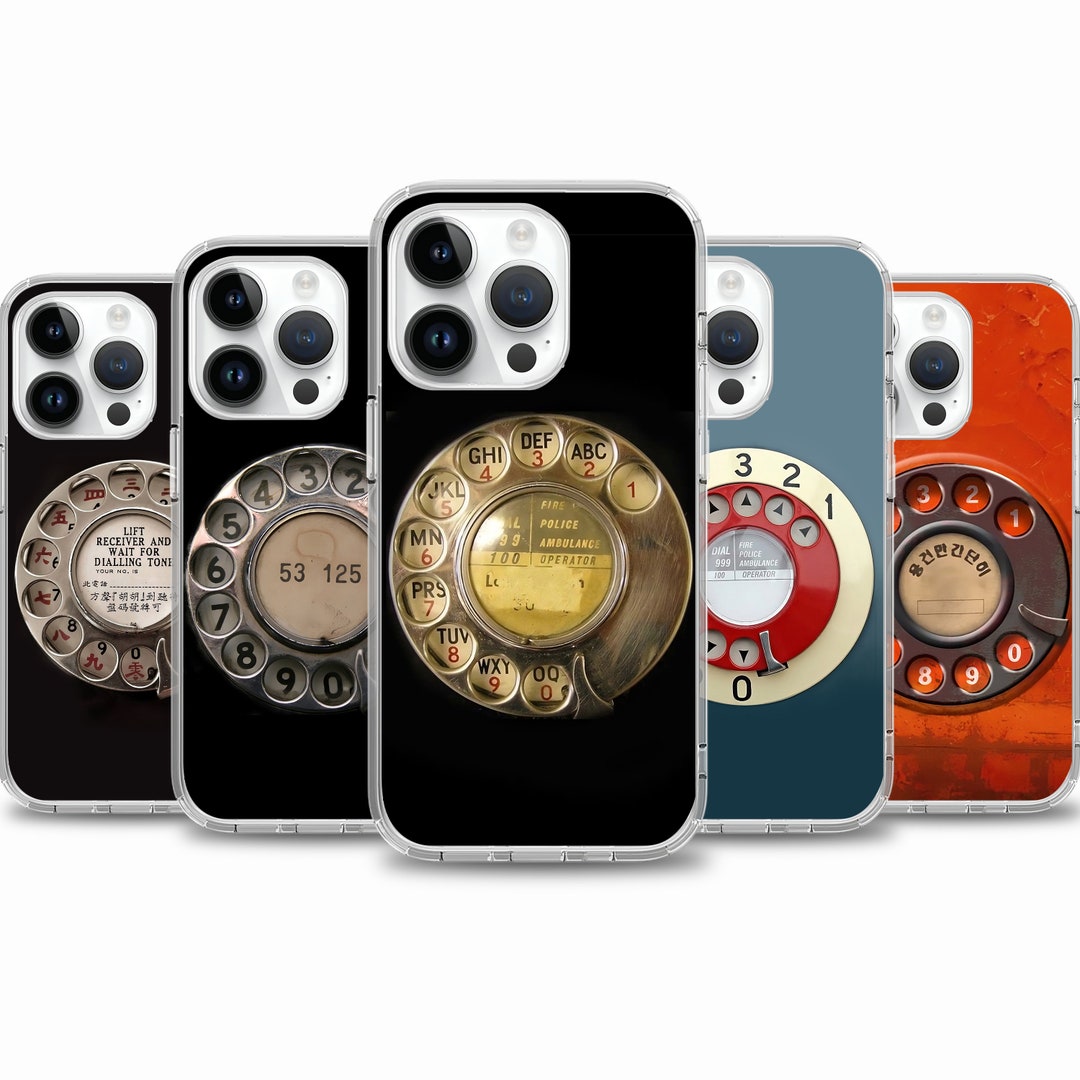 Retro Telephone Phone Case for iPhone 16 15 14 13 Case for Samsung S24 ...