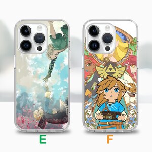 The Legend of Zelda Art of Zelda and Link Phone Case for iPhone 16e 16 ...